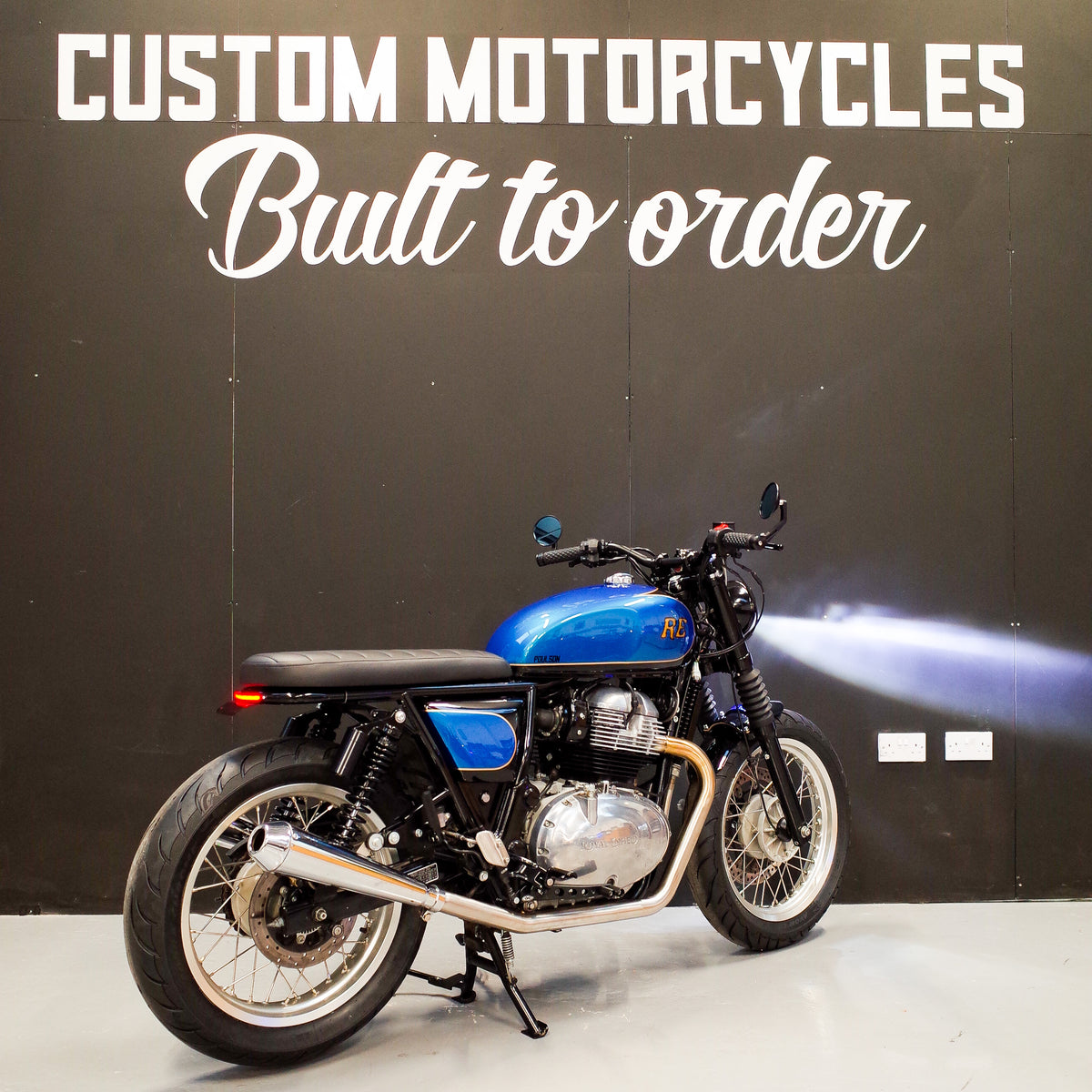 Royal Enfield Interceptor Brat Tracker – Poulson Creative Customs