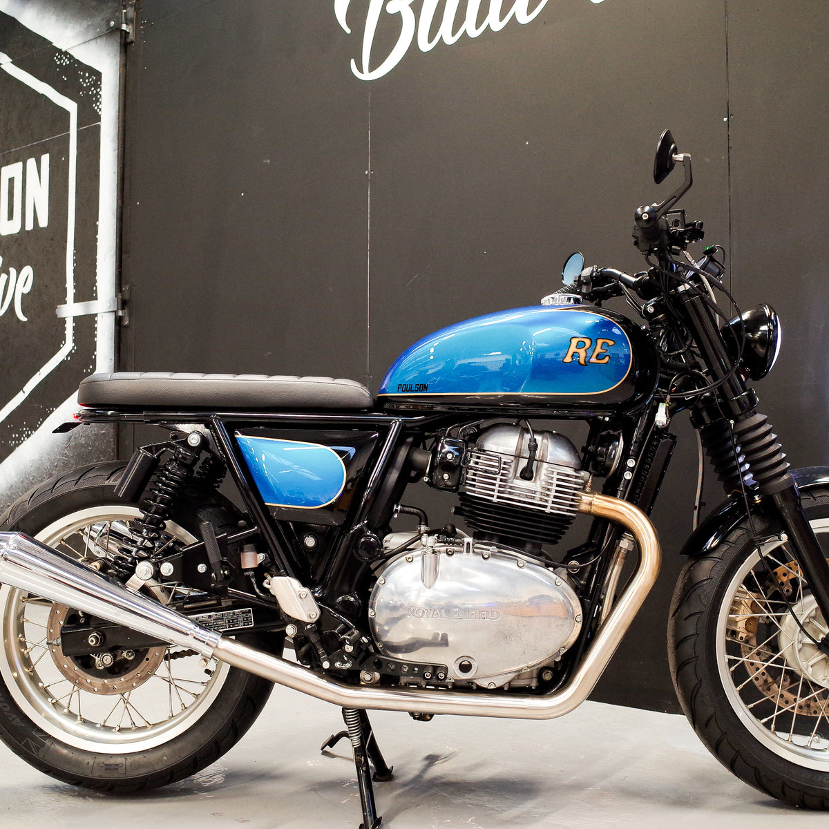Royal Enfield Interceptor Brat Tracker – Poulson Creative Customs